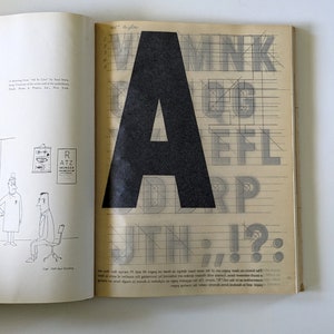 Lettering Art in Modern Use. 1950s MCM Typography Art and Design Book ...