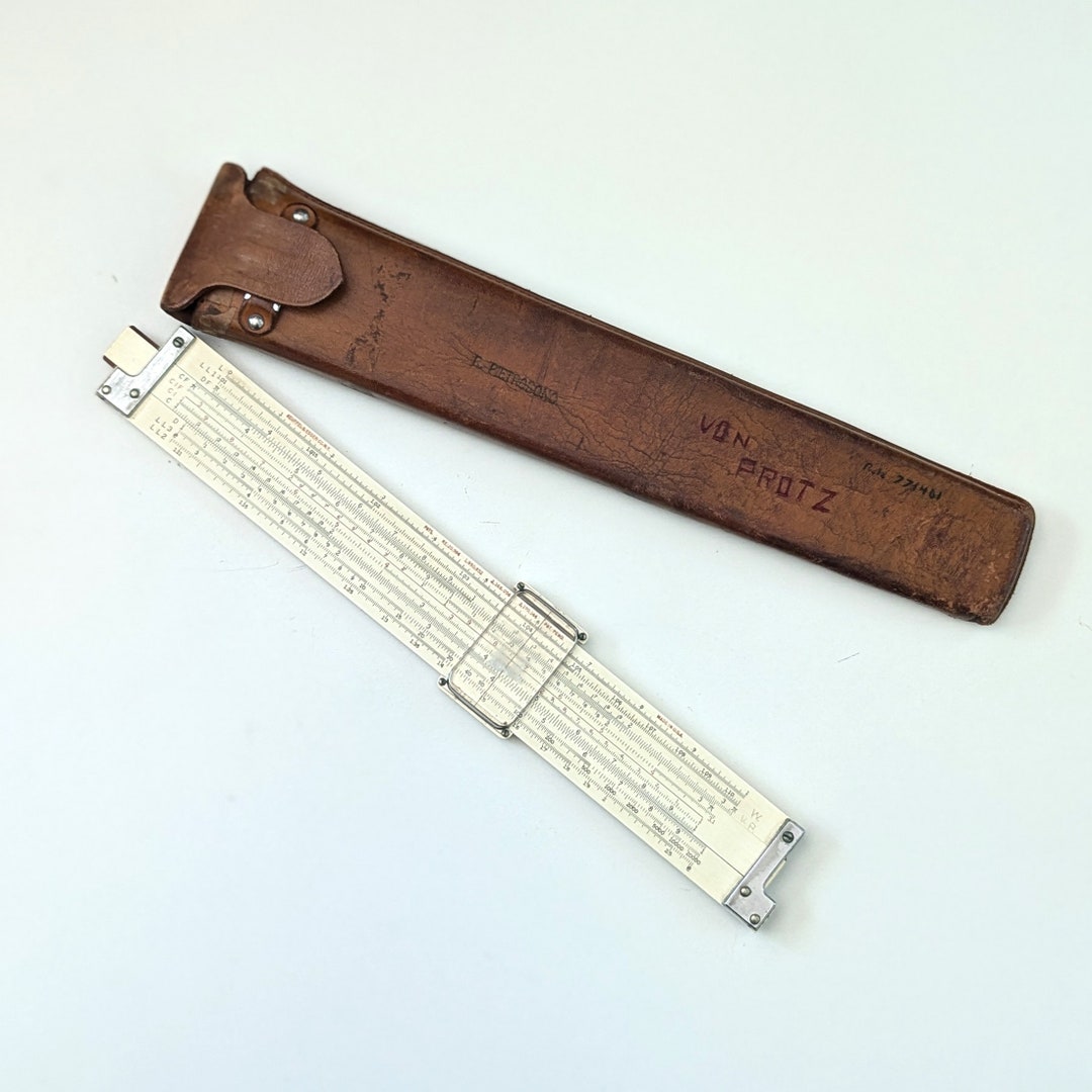 Vintage Keuffel and Esser Log Duplex Trig Slide Rule, K & E 1940s-50s ...