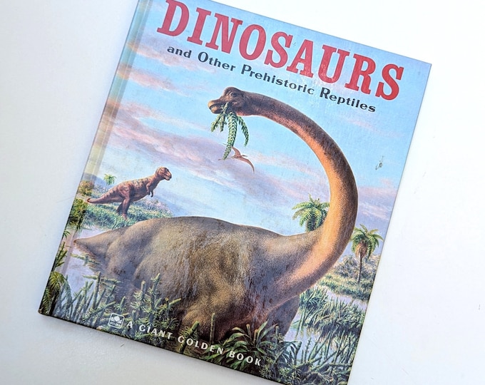 The Giant Golden Book of Dinosaurs. Vintage 1960 Book Edition. - Etsy