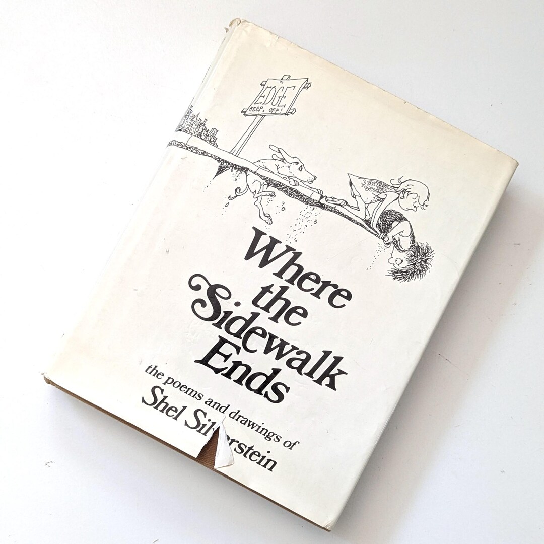 Where the Sidewalk Ends, Shel Silverstein, 1974 First Edition, Vintage ...
