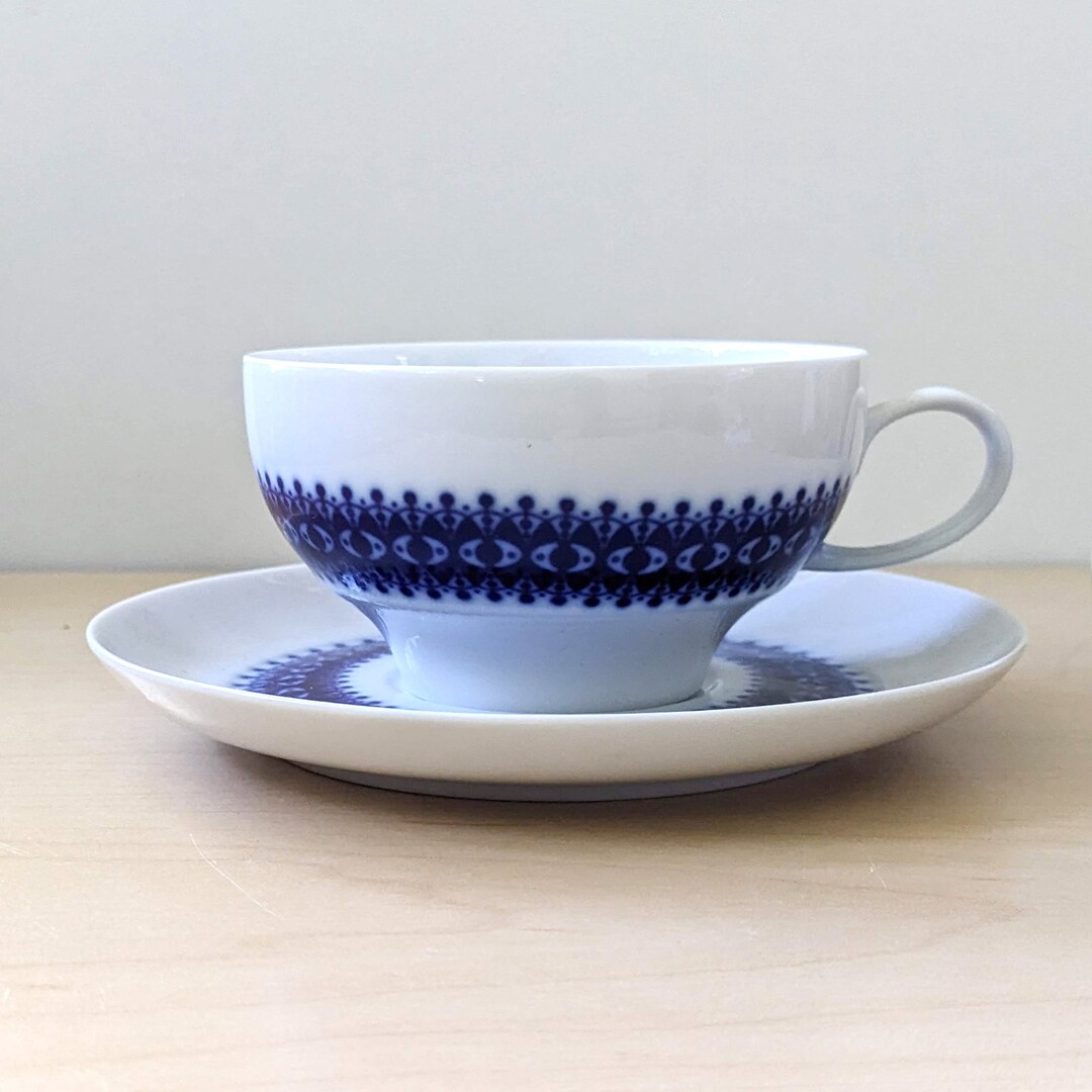 Thomas Germany Porcelain Cup and Saucer, 1970s German Modern Design. - Etsy