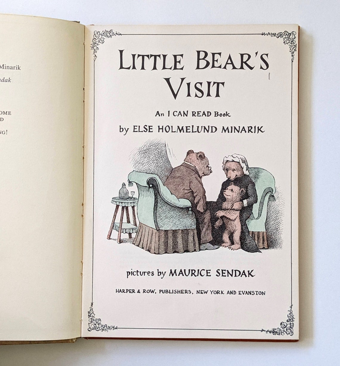 Little Bear's Visit. Vintage 1960s Kids Book by Maurice - Etsy