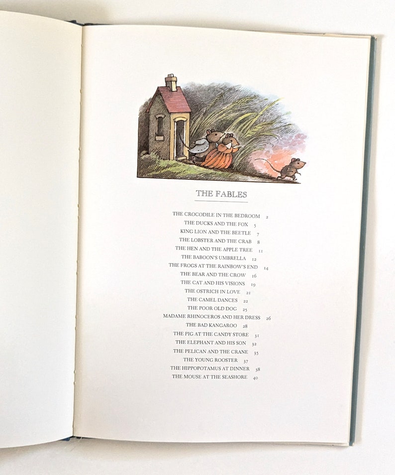 Vintage 1980s Children's Book, First Edition. Fables With Arnold Lobel ...