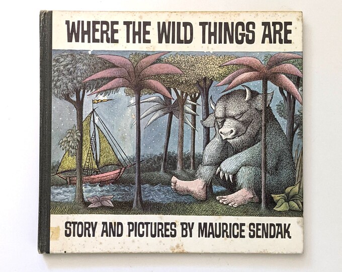 Where the Wild Things Are. 1963 First Edition Vintage Children's Book by Maurice Sendak. - Etsy