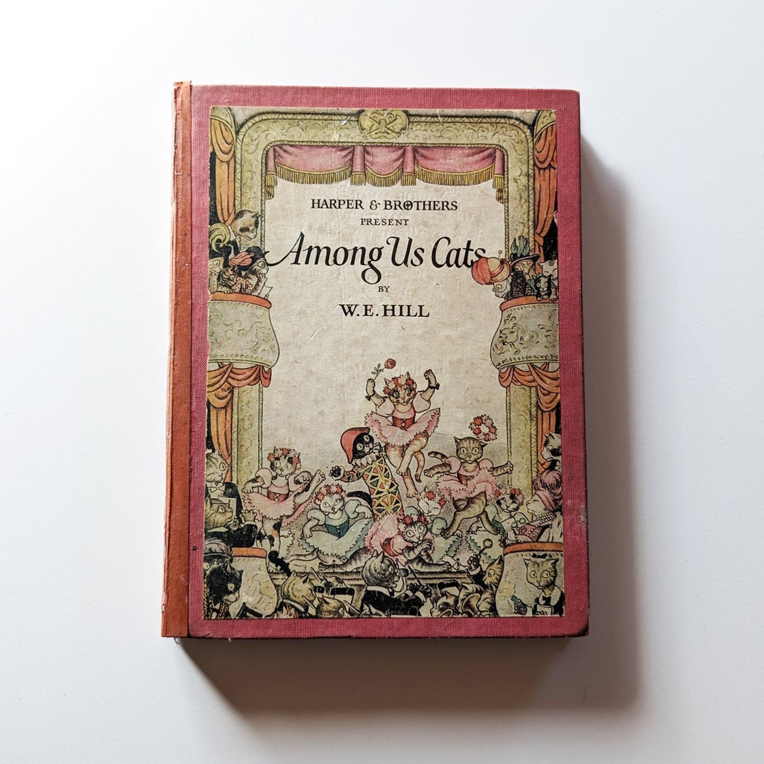 Vintage 1920s Book About Cats. Among Us Cats by W. E. Hill. - Etsy