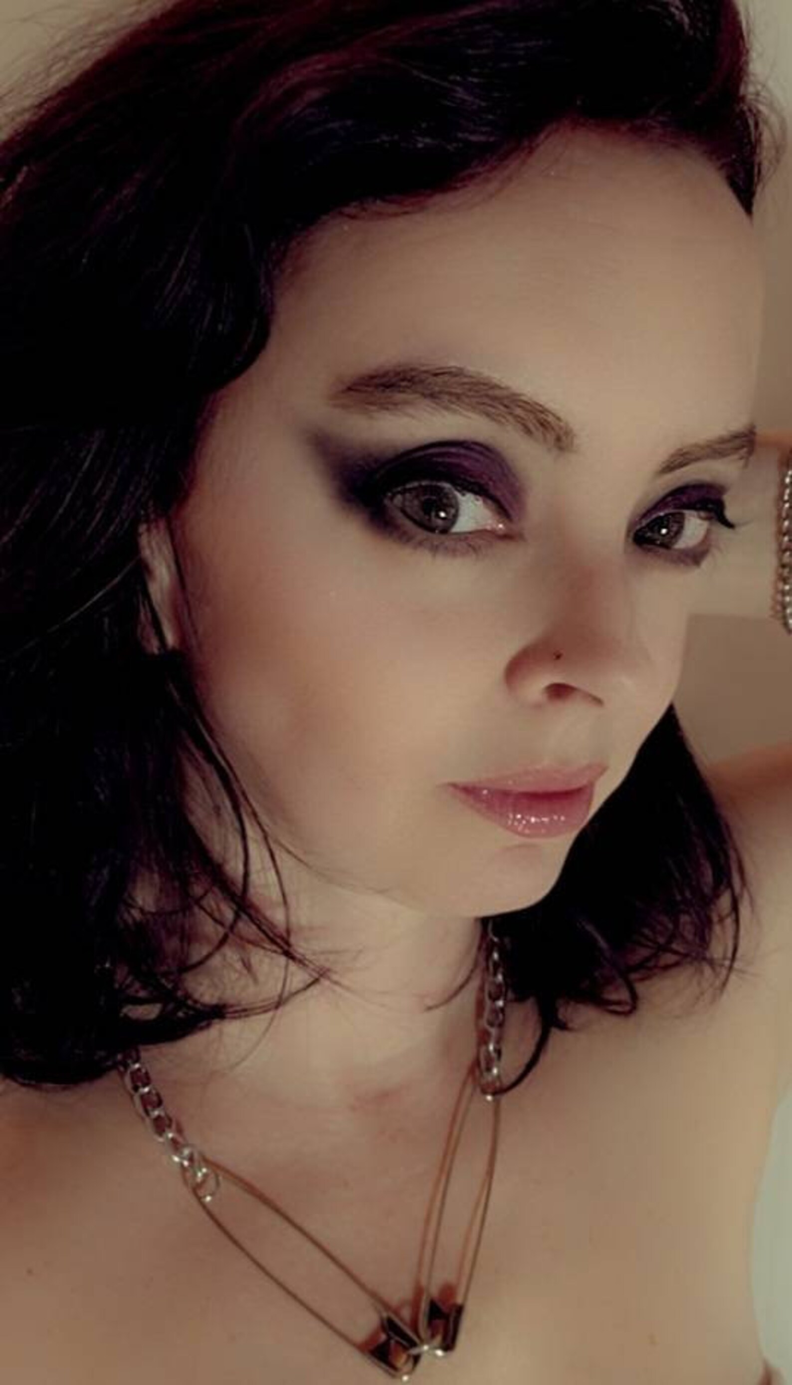 Double Safety Pin Necklace Chain Necklace Handmade Jewelry Unisex ...