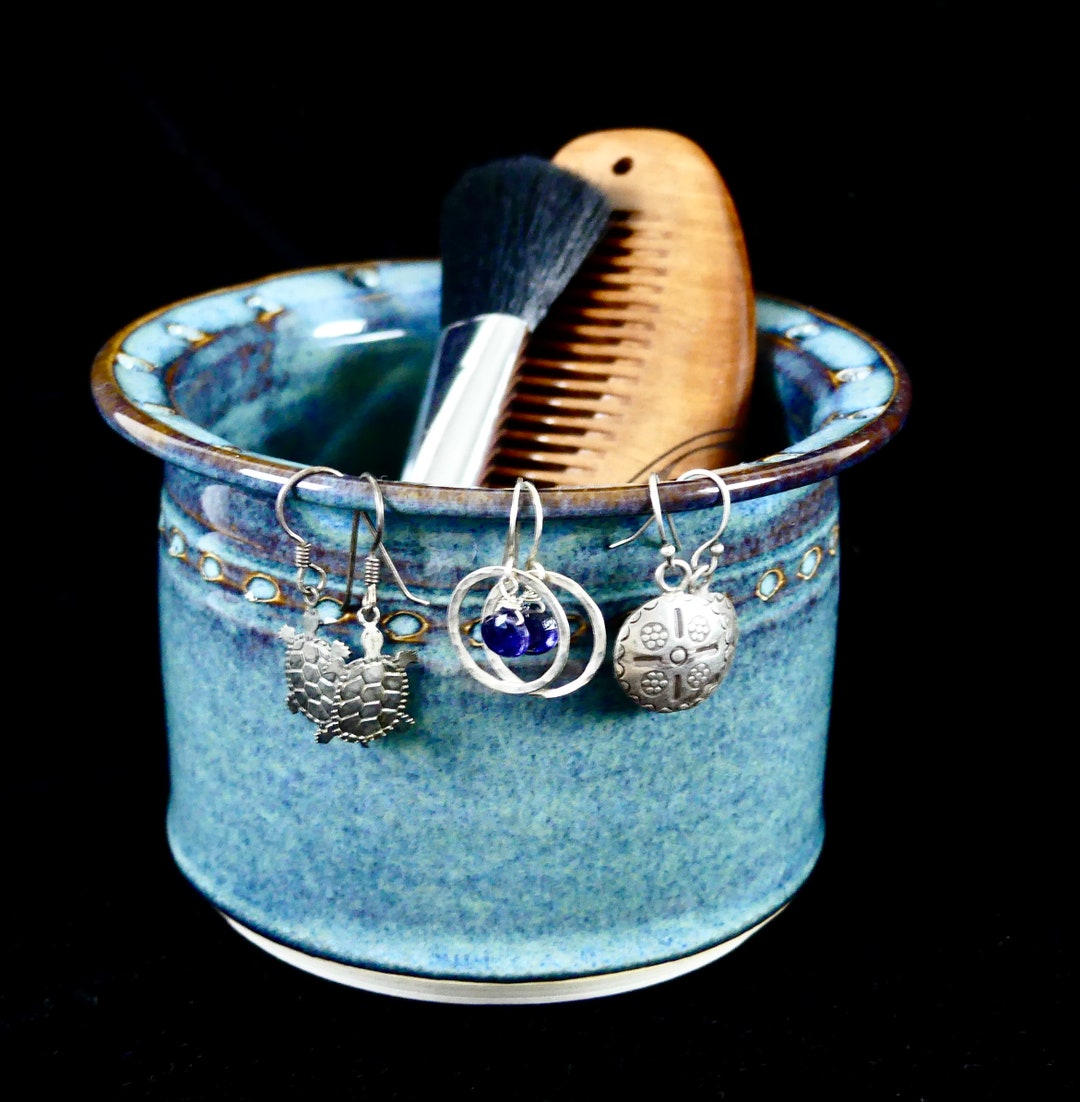 Ceramic Earring Holder and Display, Wheel-thrown Pottery for Dangle ...