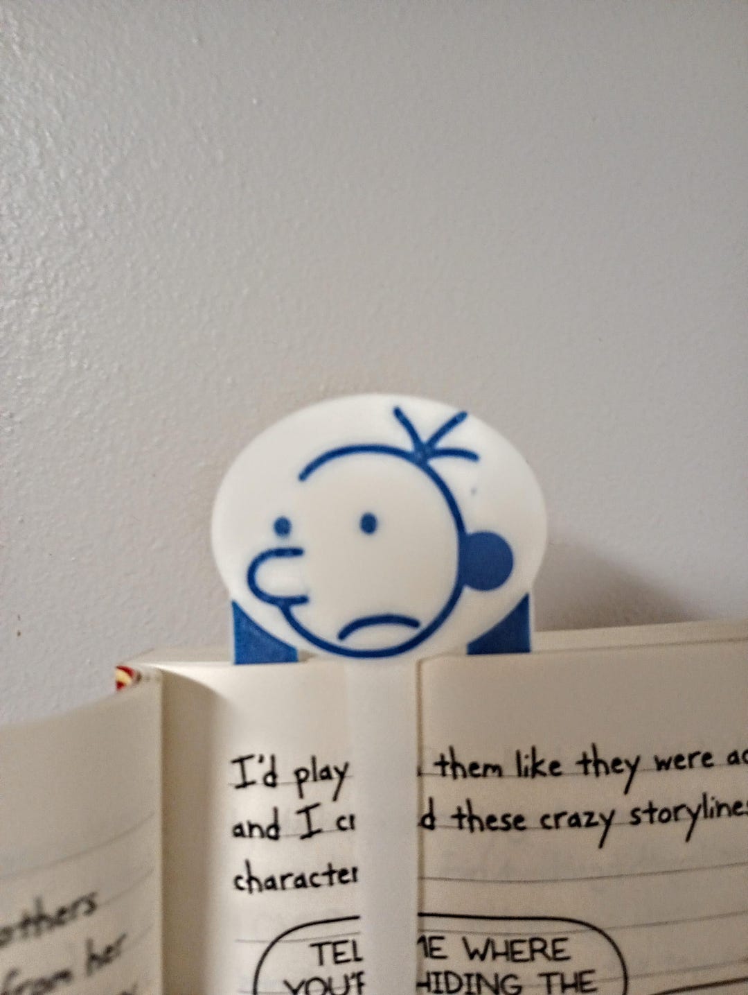 Wimpy Kid Bookmark - Etsy