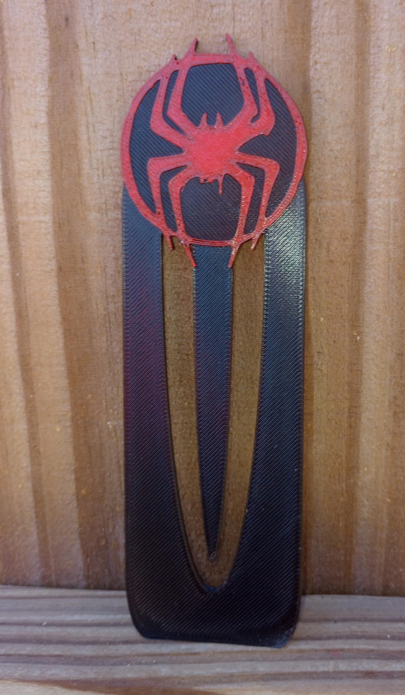 Spider 3D Printed Bookmark - Etsy