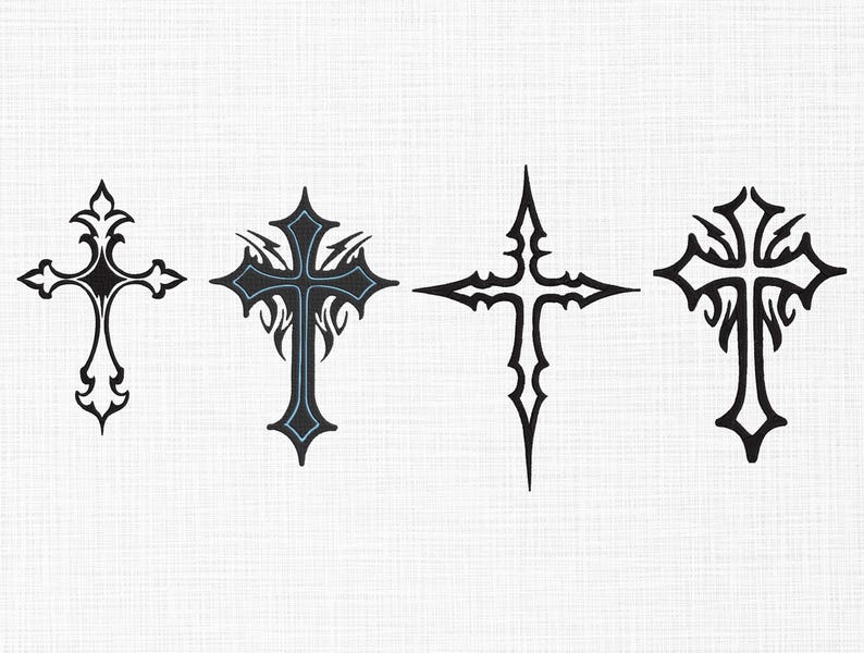 Holy Cross Bundle Embroidery Design Christian Religious Embroidery Holy ...