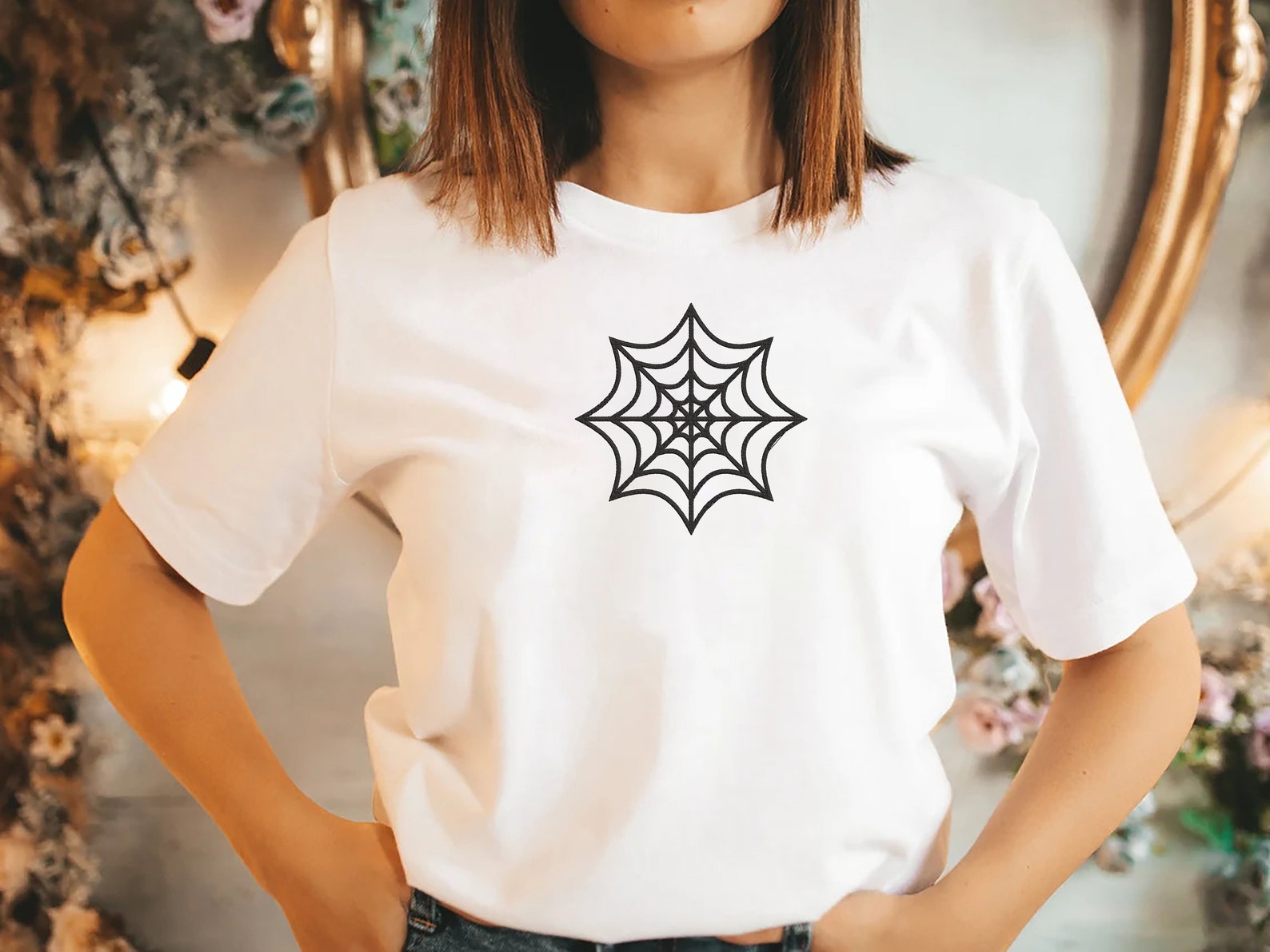 Spider Web Embroidery Design Web Embroidery Design Spider Embroidery ...