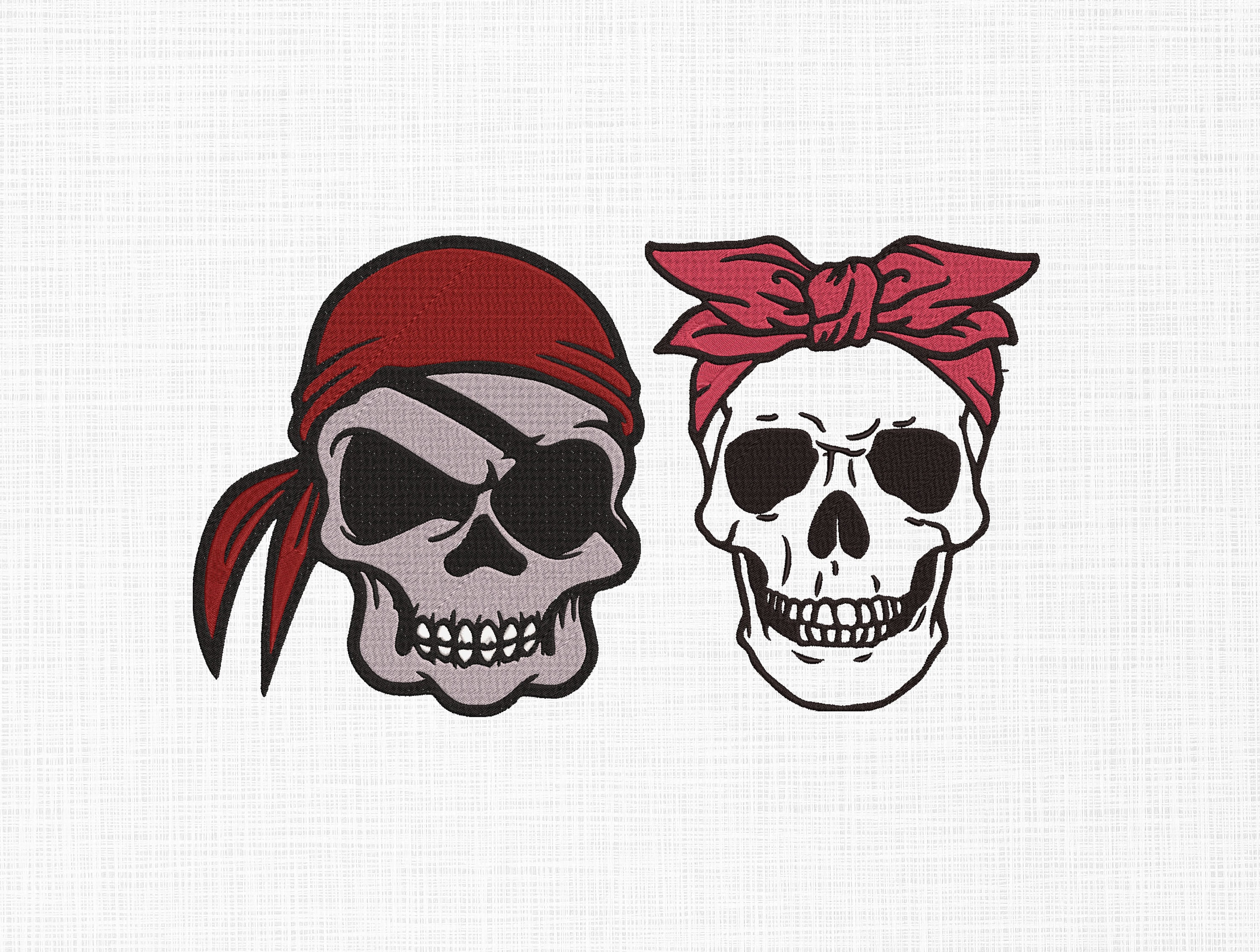 Skull Embroidery Design Skull Bundle Embroidery Design Skull Face ...