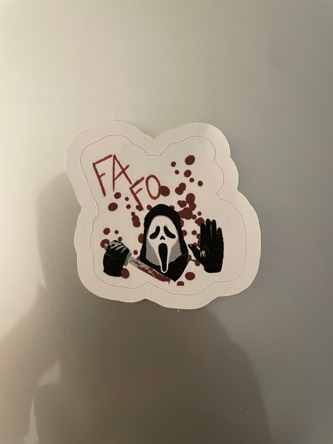 FAFO Ghostface Sticker - Etsy