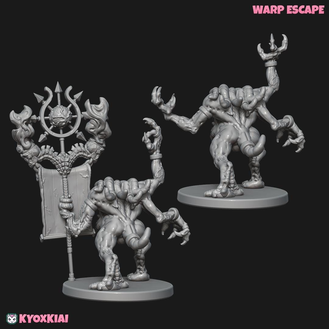 Pale Dread Demon STL 3d Print - Etsy