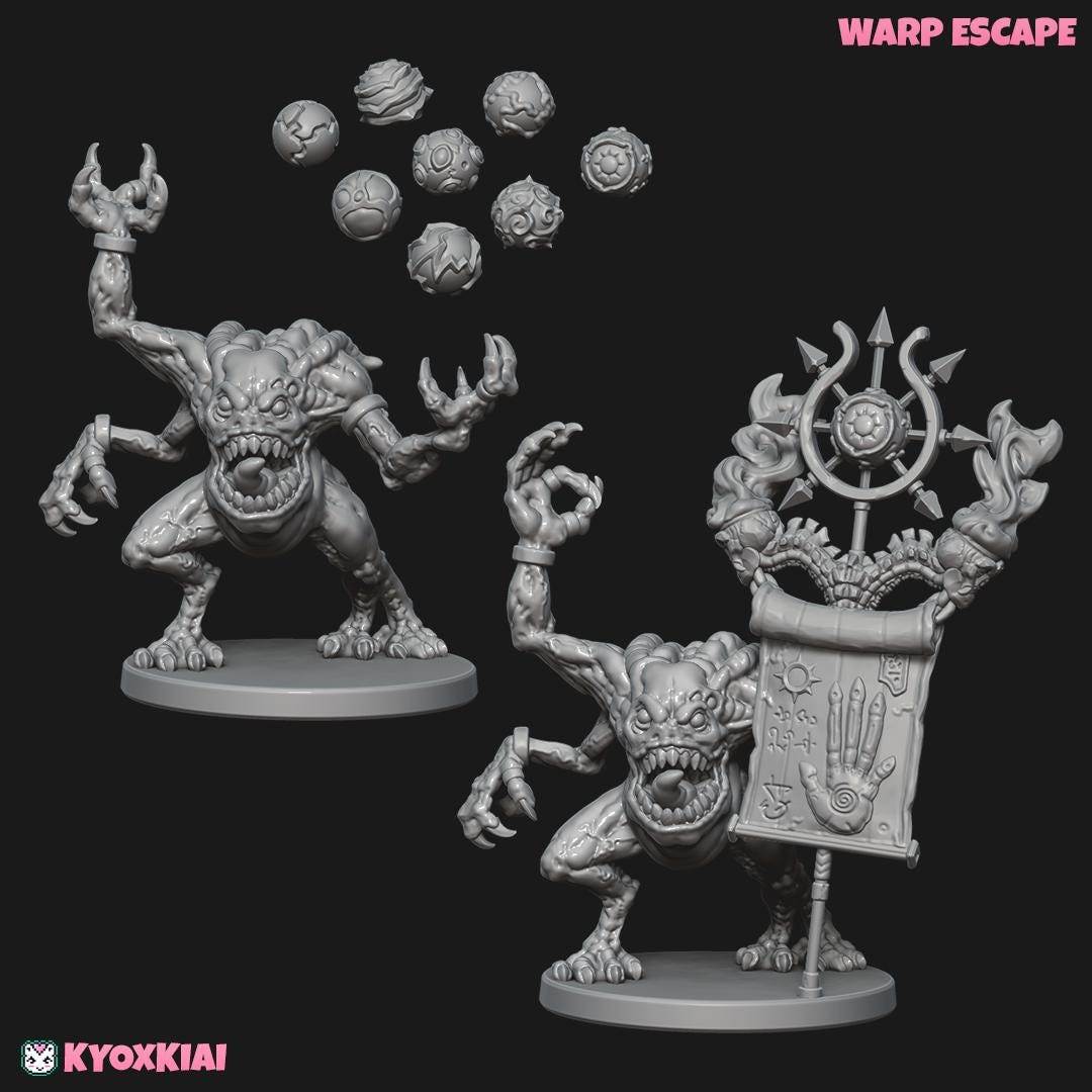 Pale Dread Demon STL 3d Print - Etsy