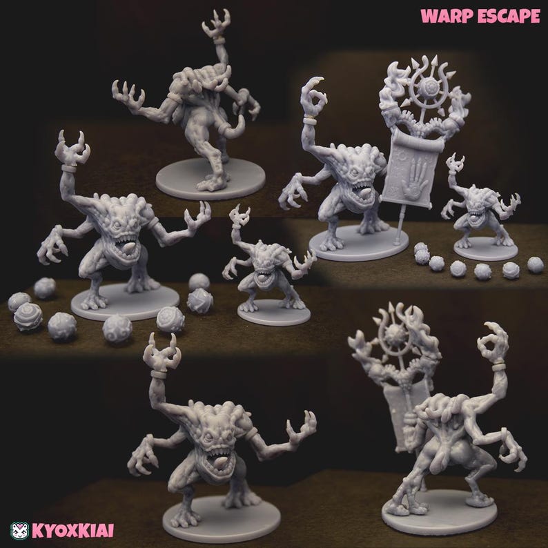 Pale Dread Demon STL 3d Print - Etsy