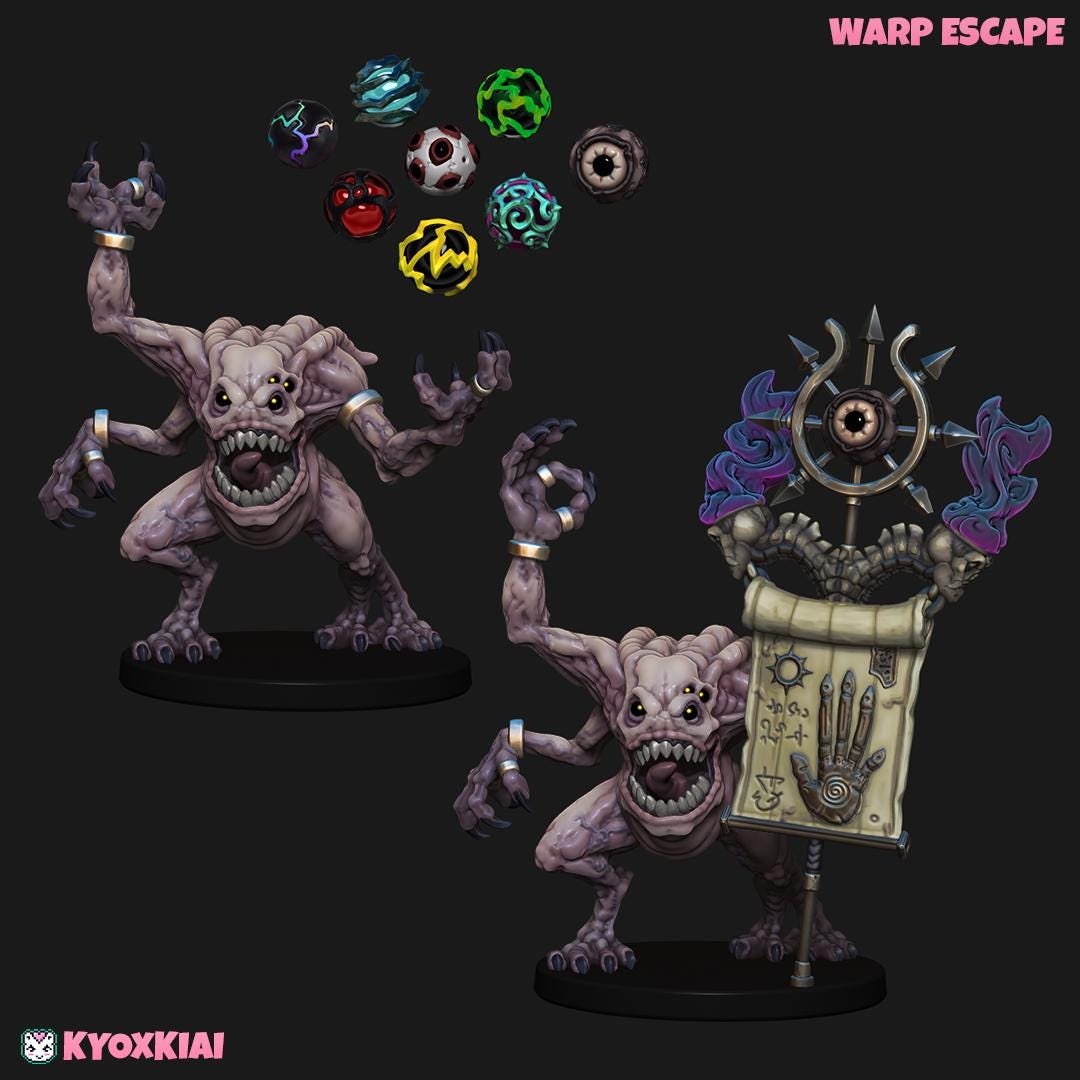 Pale Dread Demon STL 3d Print - Etsy