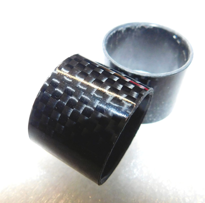 Carbon Fiber Ferrules (2 Ea.) for Tool Handles – 1 Inch (25mm) Diameter ...