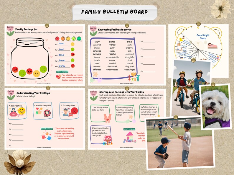 Feelings Coping Skills Mood Tracking Worksheets, Social Emotional ...