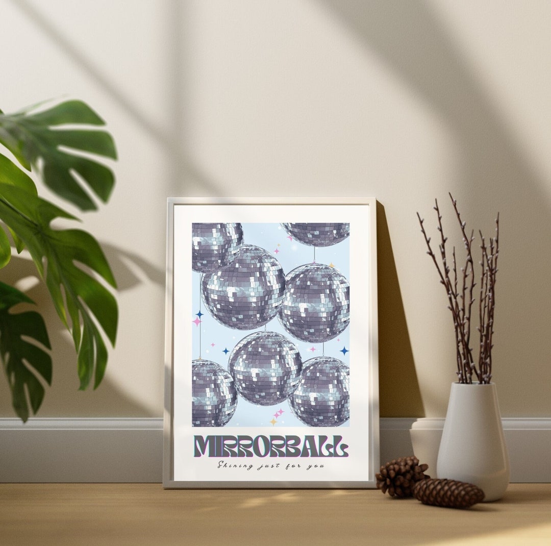 Taylor Swift Mirrorball Digital Print. Digital Downloadable Poster ...