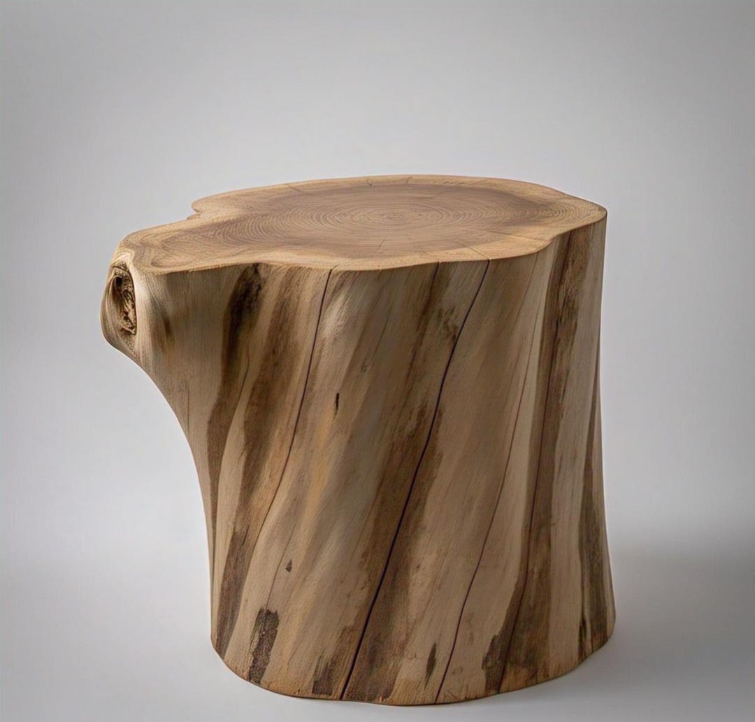 Tree Stump Stool Handcrafted Natural Wood Furniture - Etsy