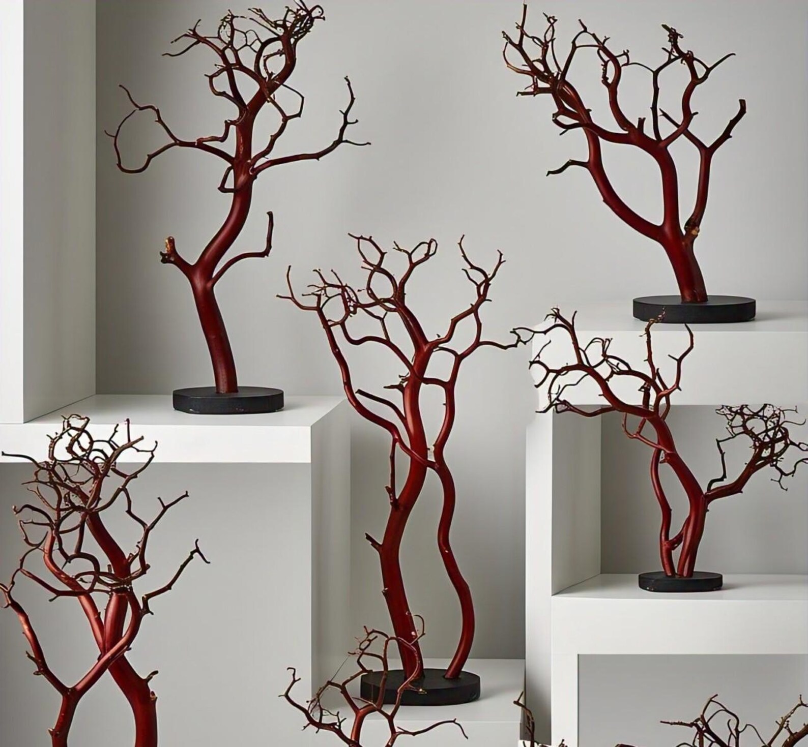 12" Manzanita Centerpieces Sturdy Base Wedding Tabletop Event Party ...