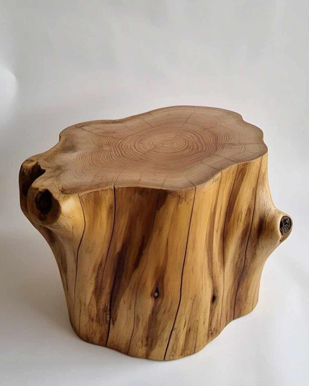 Tree Stump Plant Stand or Stool Handcrafted Natural - Etsy
