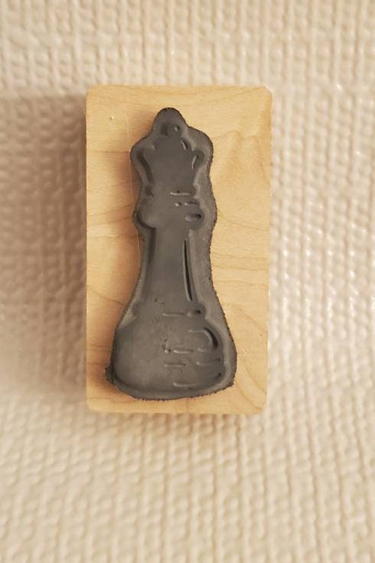 Rubber Stamp Chess Piece by Lizzie Anne Designs for American - Etsy