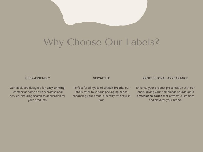 Sourdough Ingredient Label Template - Editable Canva Design (2" & 3 ...
