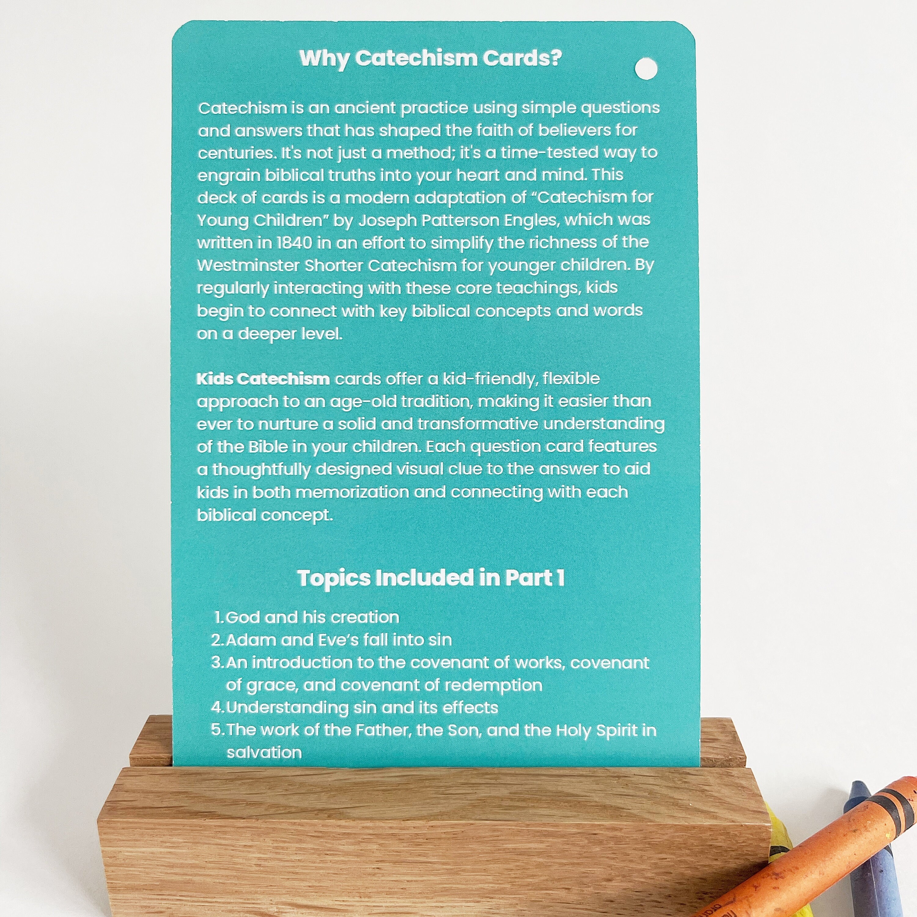 Kids Catechism Flashcards Made Simple, Children's Westminster Shorter ...