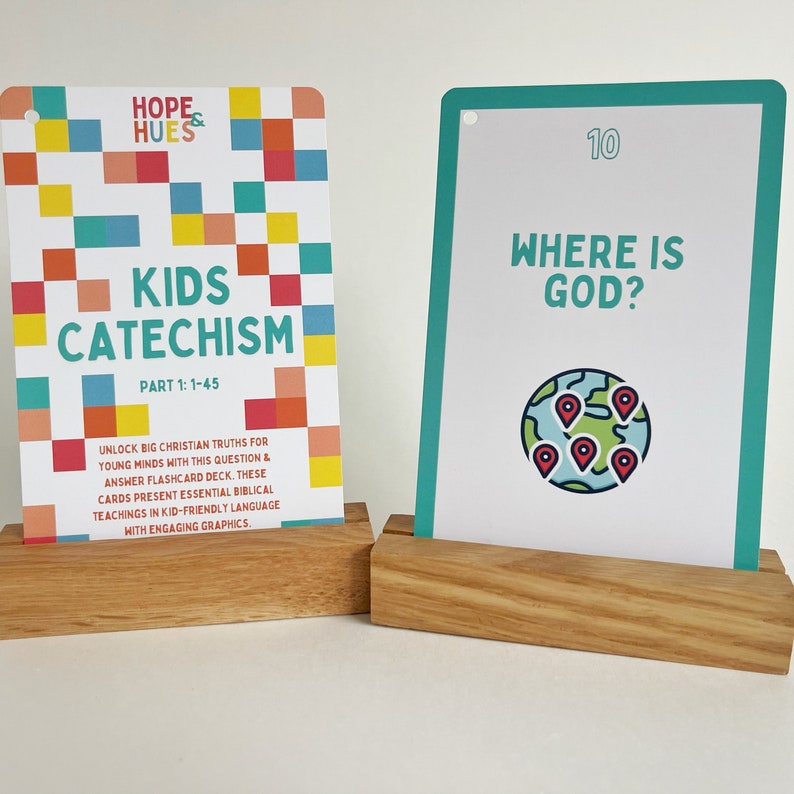 Wooden Card Holder for Flashcards, 100% Oak Card Holder for Bible Cards ...