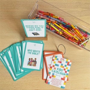 Kids Catechism Flashcards Made Simple, Children's Westminster Shorter ...