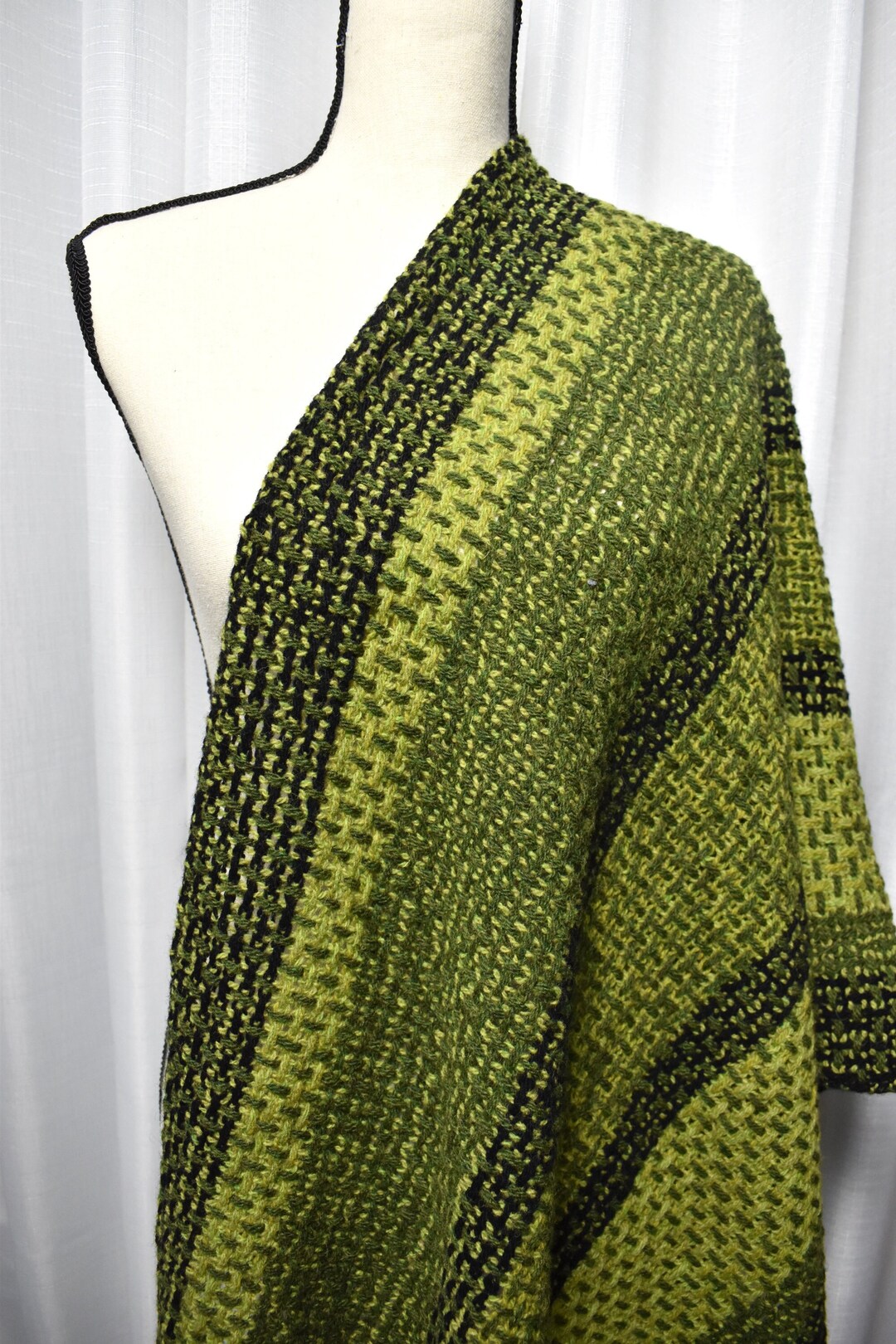 Handwoven Winter Wool Shawl or Throw Blanket - Etsy