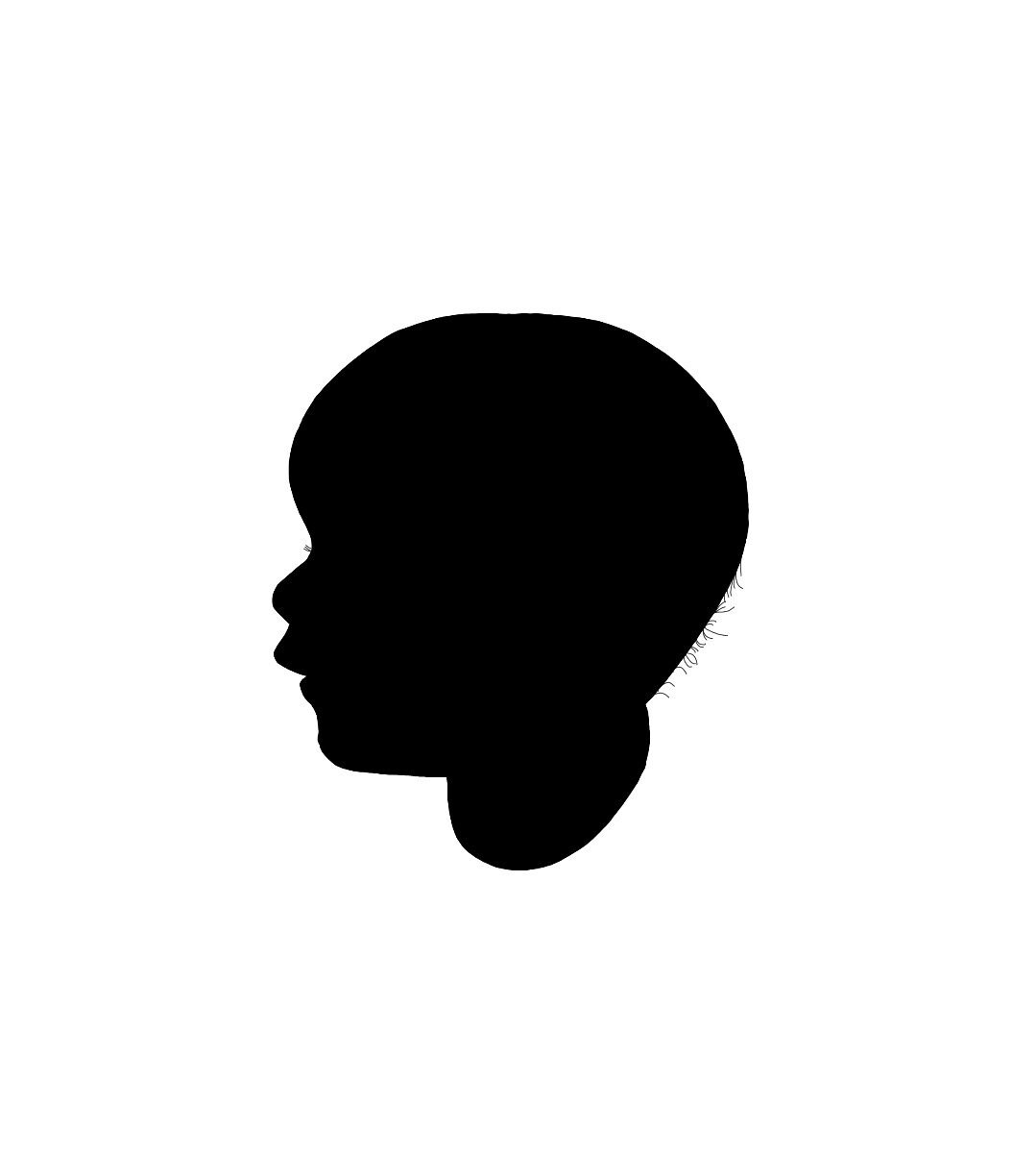 Custom Silhouette Portraits - Etsy