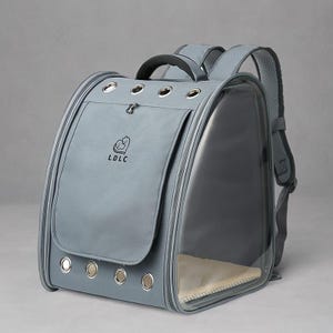 Full Transparent Pet Backpack Carrier – Breathable, Travel-friendly PVC ...