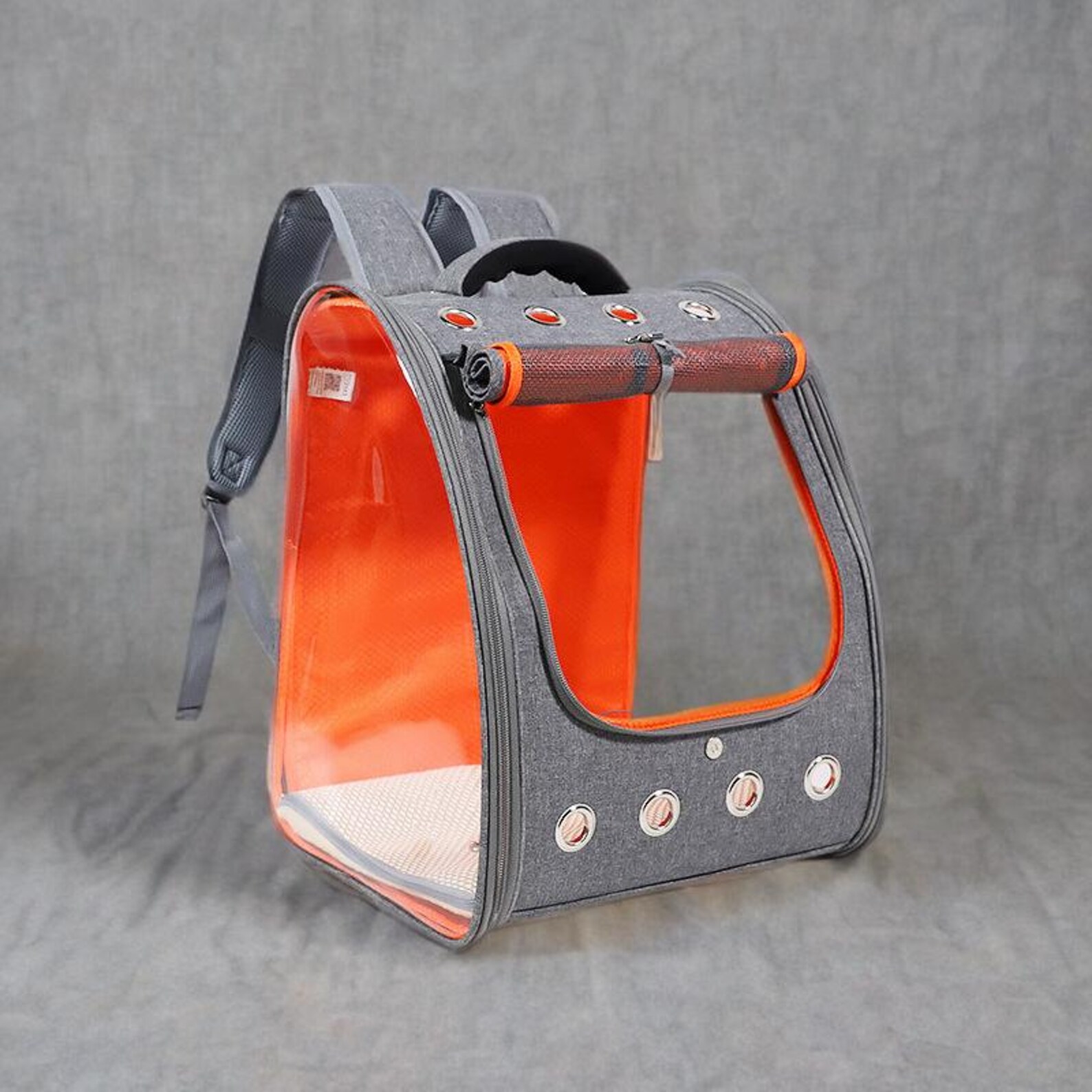 Full Transparent Pet Backpack Carrier Breathable, Travel-friendly PVC ...