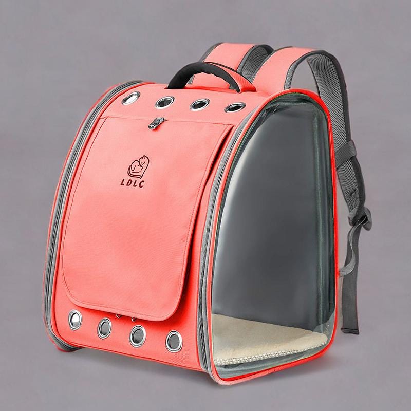 Full Transparent Pet Backpack Carrier Breathable, Travel-friendly PVC ...