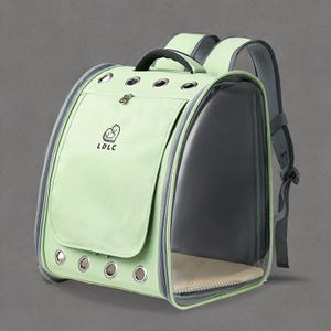 Full Transparent Pet Backpack Carrier – Breathable, Travel-friendly PVC ...