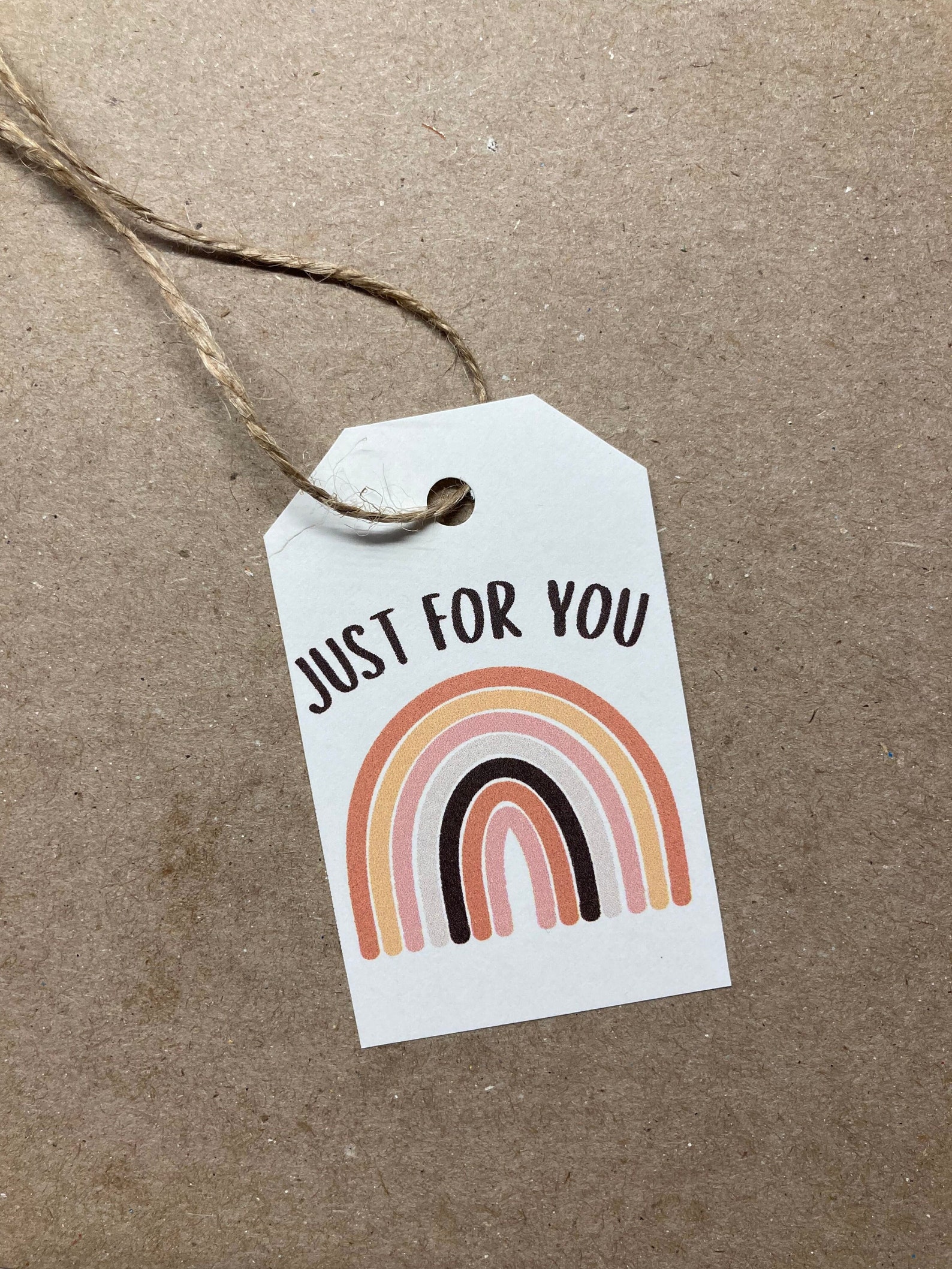 Boho Rainbow Gift Tags (PDF Sheet of 9, 2x3-inches, DIGITAL) - Etsy