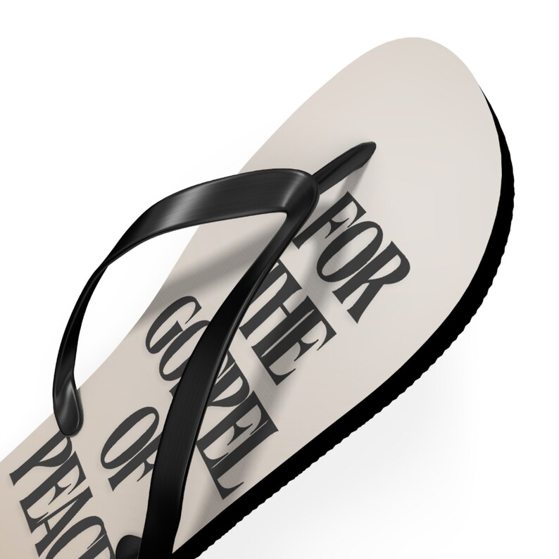 Bible Flip Flops, Christian Sandals, Jesus Sandals, Shoes of Peace ...