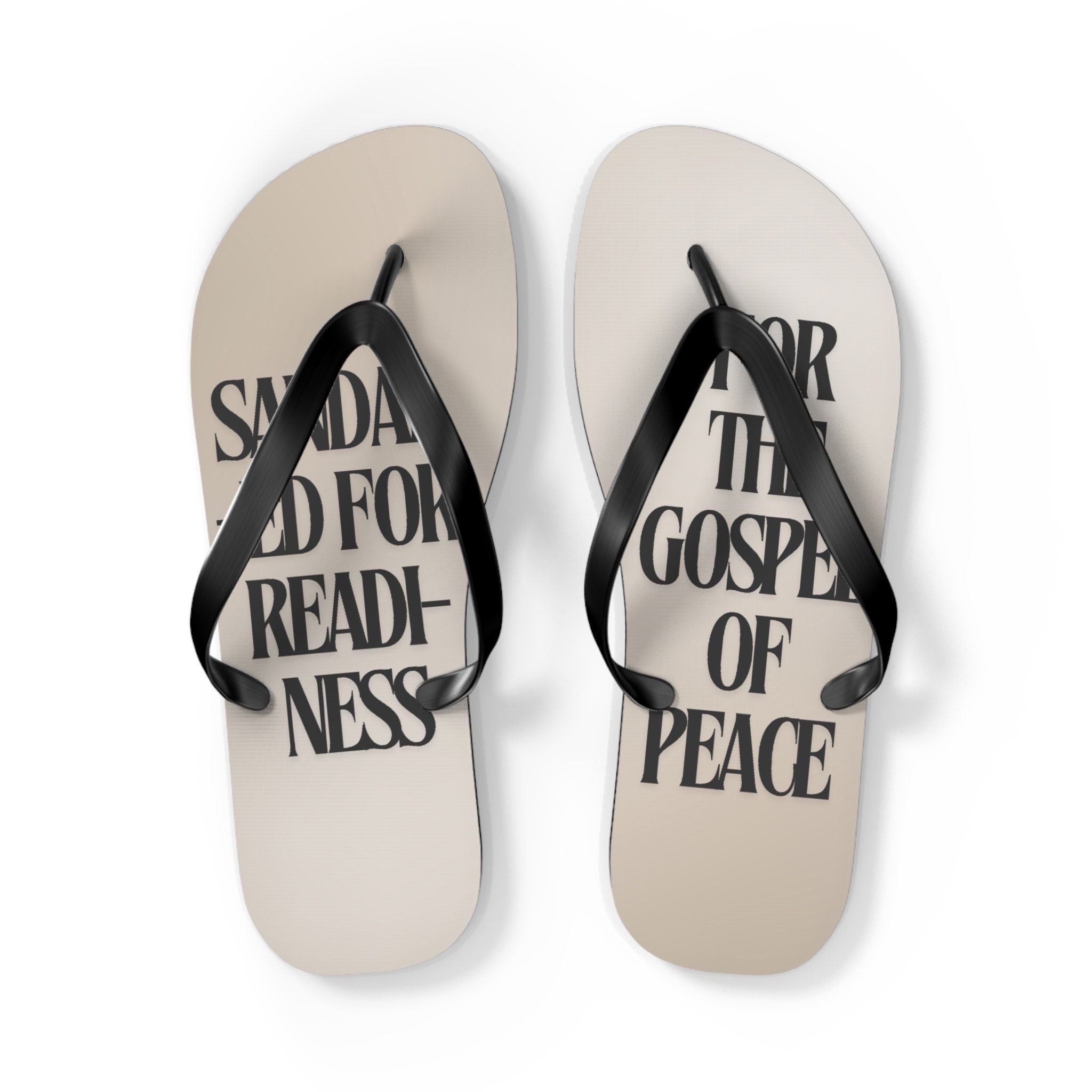 Bible Flip Flops, Christian Sandals, Jesus Sandals, Shoes of Peace ...