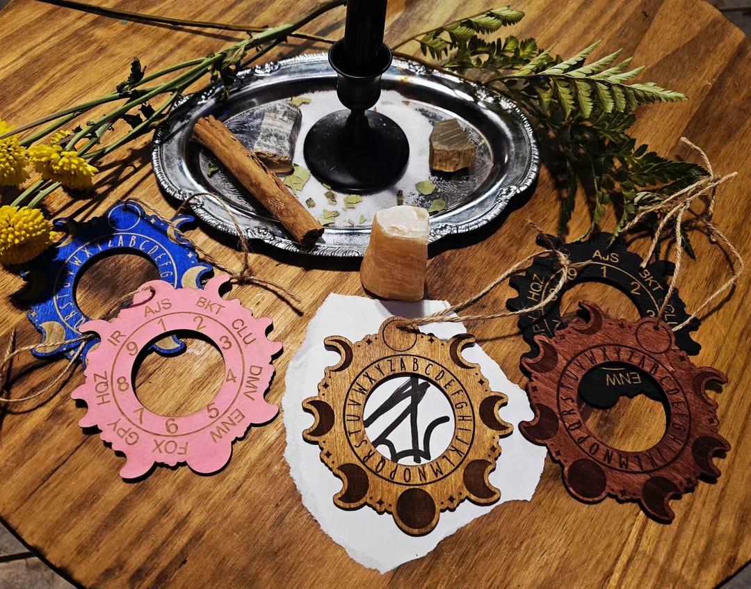 Sigil Creator Moon Phase Double Sided Sigil Wheel - Etsy