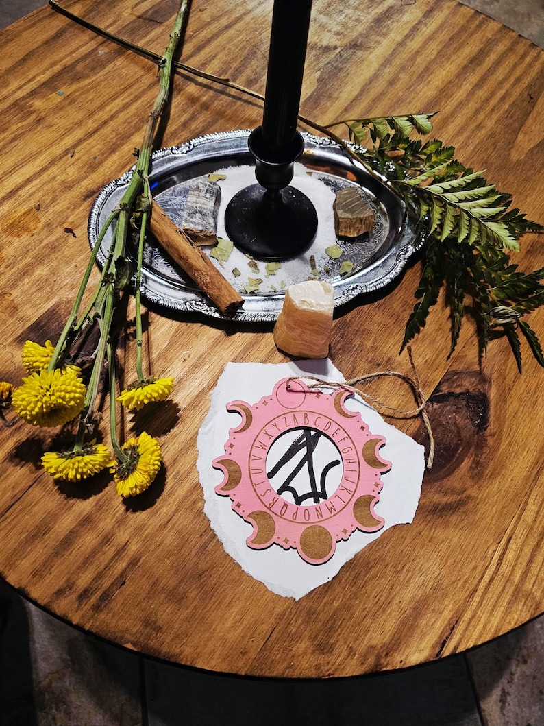 Sigil Creator Moon Phase Double Sided Sigil Wheel - Etsy