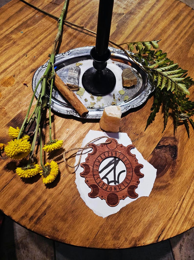 Sigil Creator Moon Phase Double Sided Sigil Wheel - Etsy