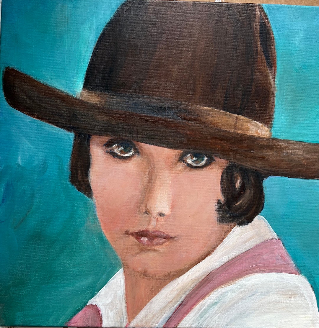 Vintage Cowgirl #2, Sal, Western, Cowboy, Ranch, Rancher, Wrapped ...
