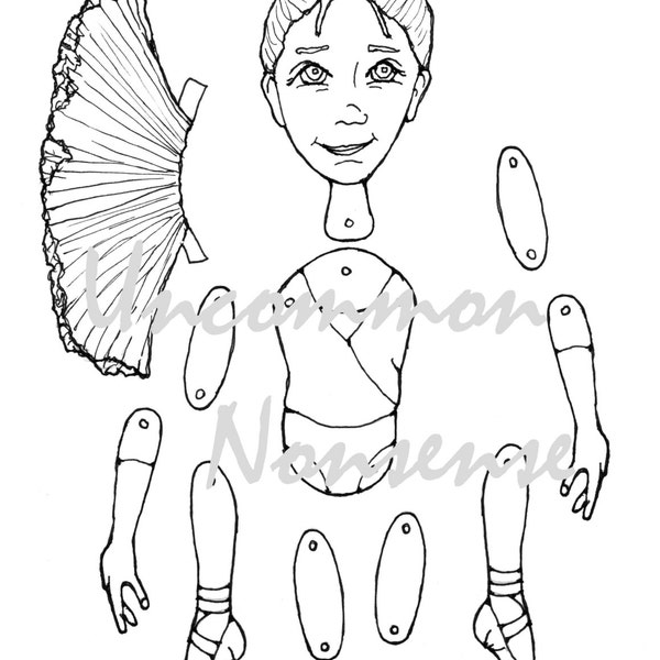 Jointed Paper Puppet - Etsy