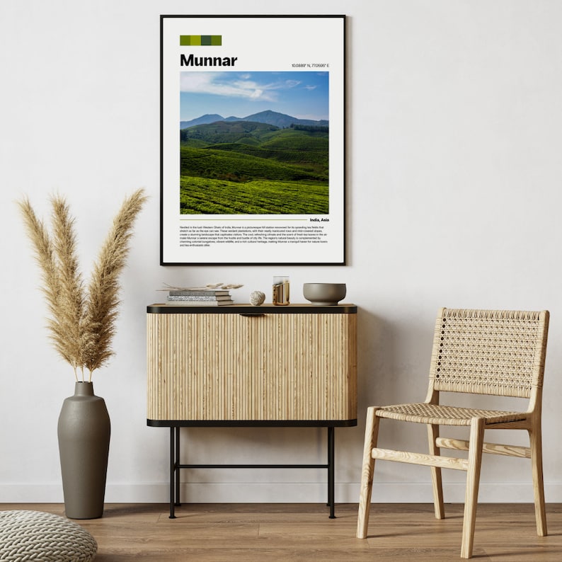 Munnar Travel Print, India Travel Print, Munnar Photography, India ...