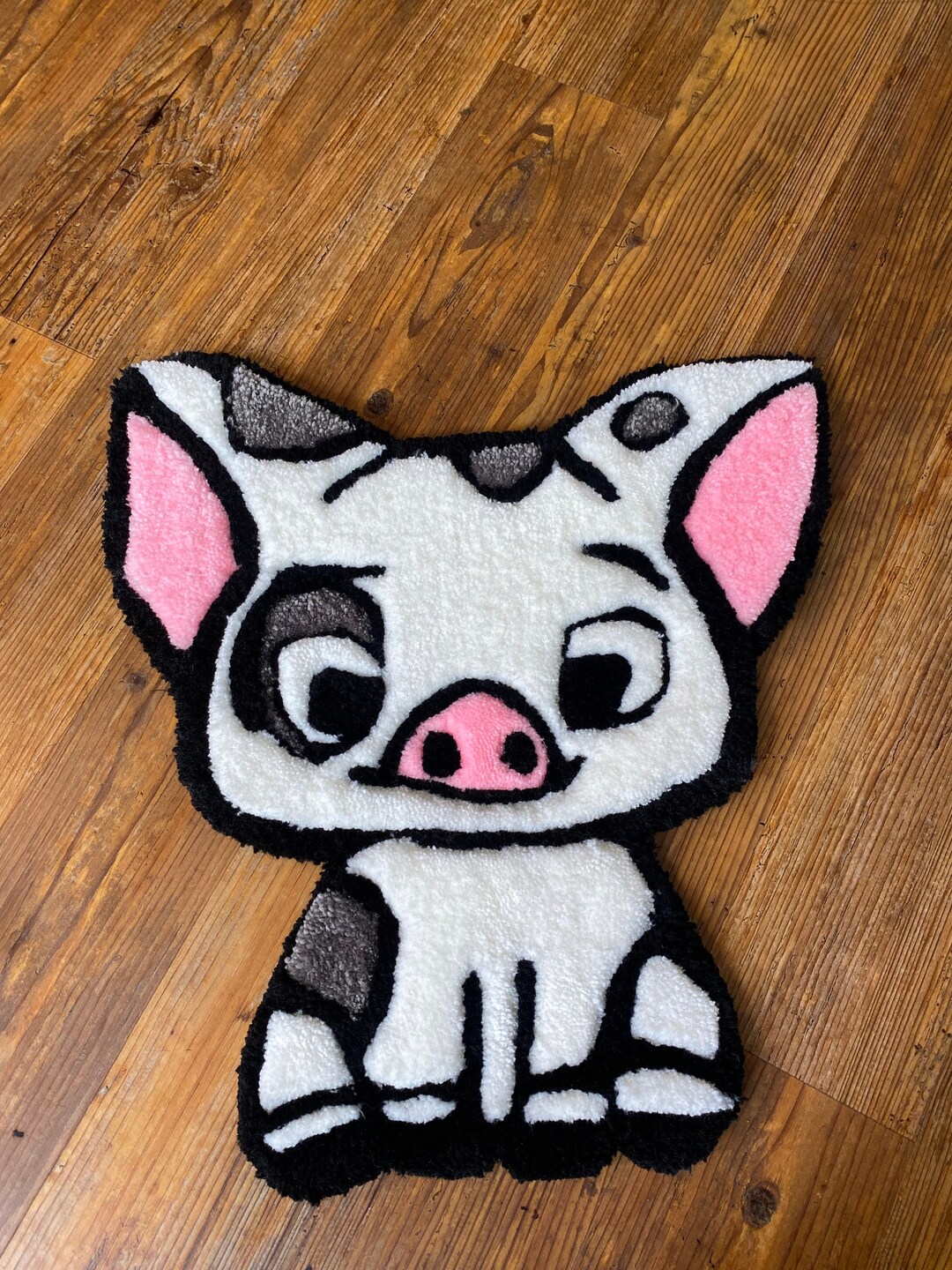 Pua Moana Cute Pig Tufted Rug or Wall Hanging Perfect for Kids Room ...