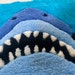 Jaws Movie Poster Tufted Rug or Wall Hanging Handmade Shark Soft Plush ...