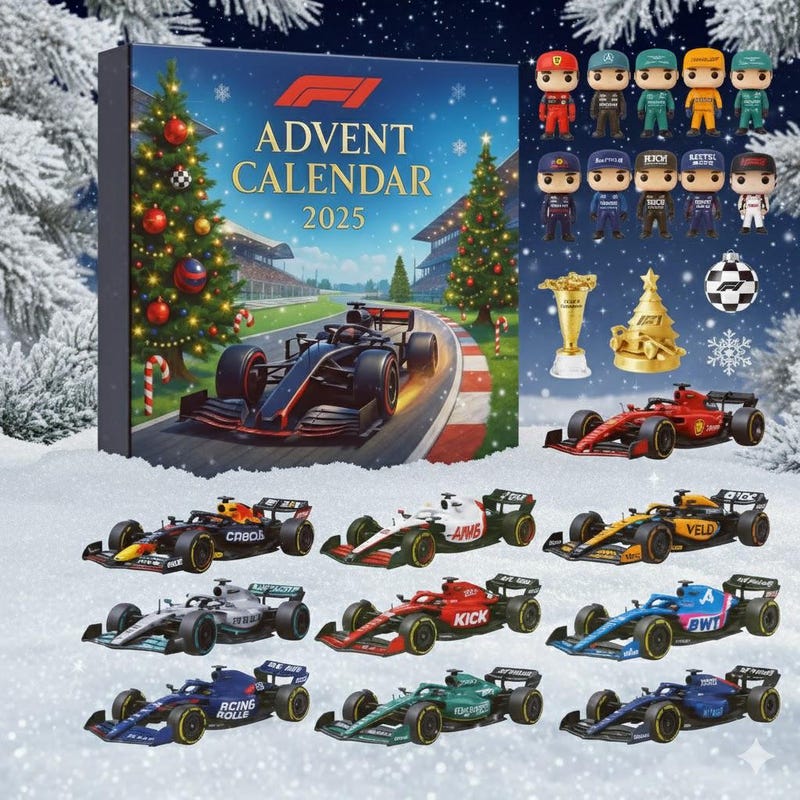 F1 Advent Calendar - Etsy Australia
